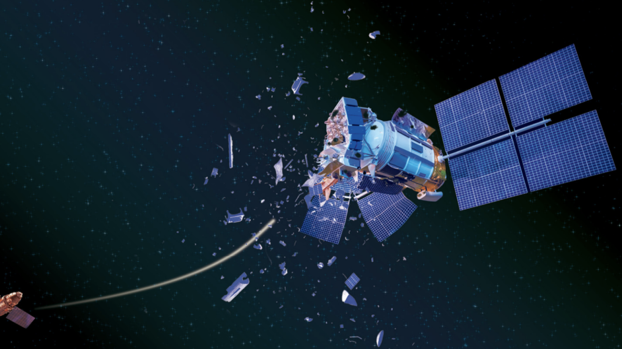 A Decommissioned Russian Satellite Fractures in Space - Letterly Journal