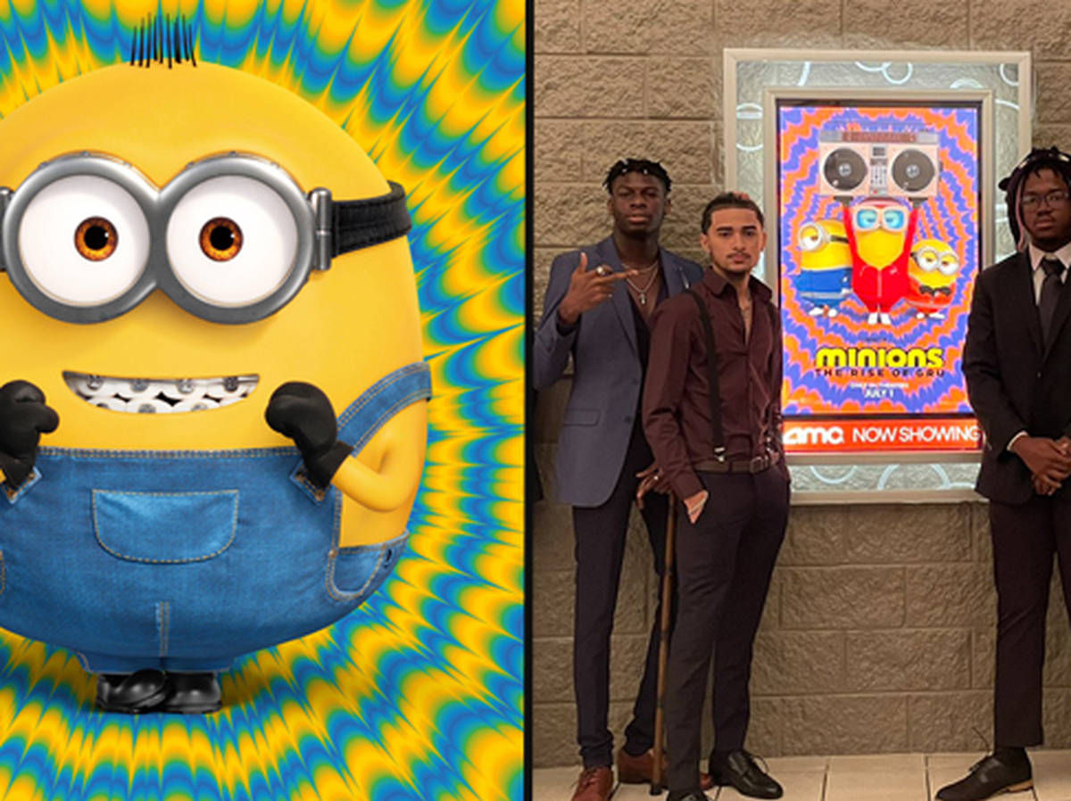 Teens are dressing up in suit to see Minions: The Rise of Gru ...